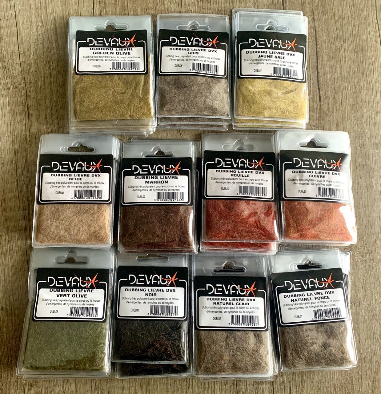 Pochette Dubbing lièvre DVX - Madflyfishing