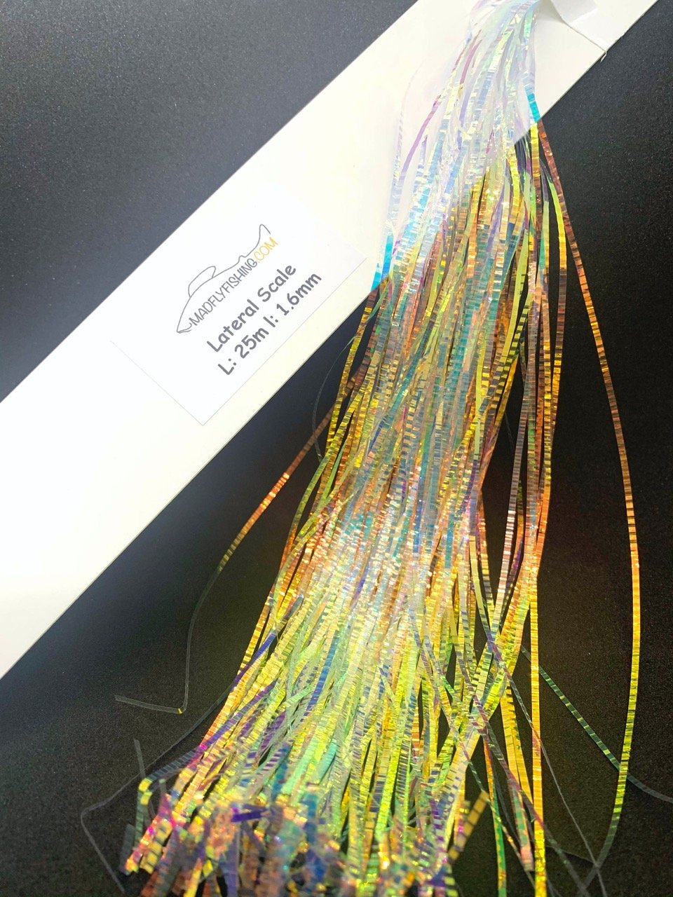 Flashabou Lateral Scale (perle) - Madflyfishing
