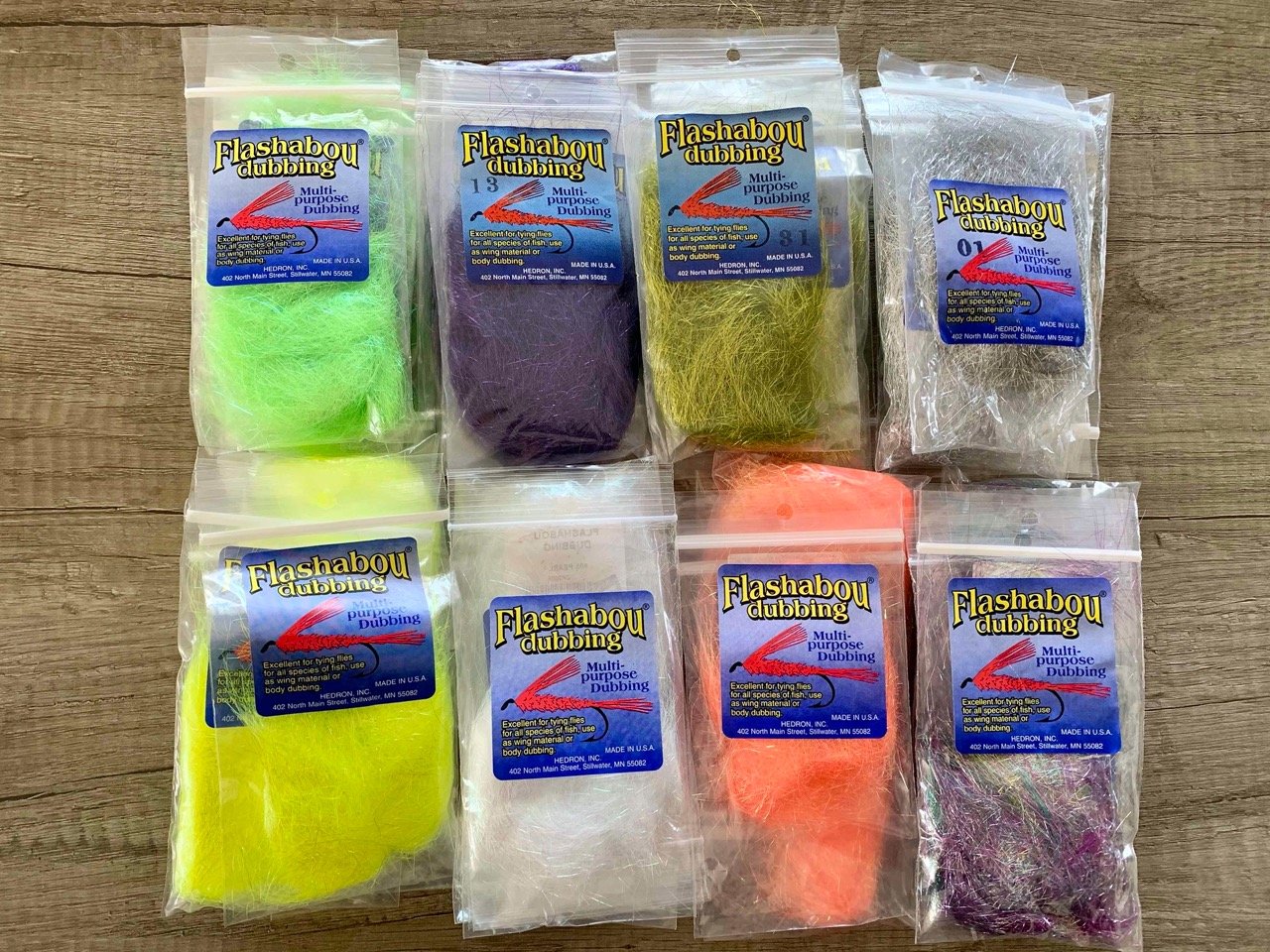 Flashabou dubbing - Madflyfishing